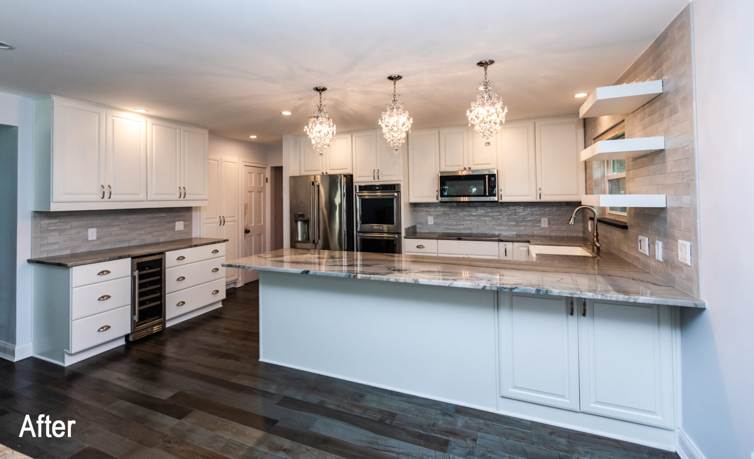 Kitchen of the Month Winner for New Cabinets for November - Kitchen Solvers