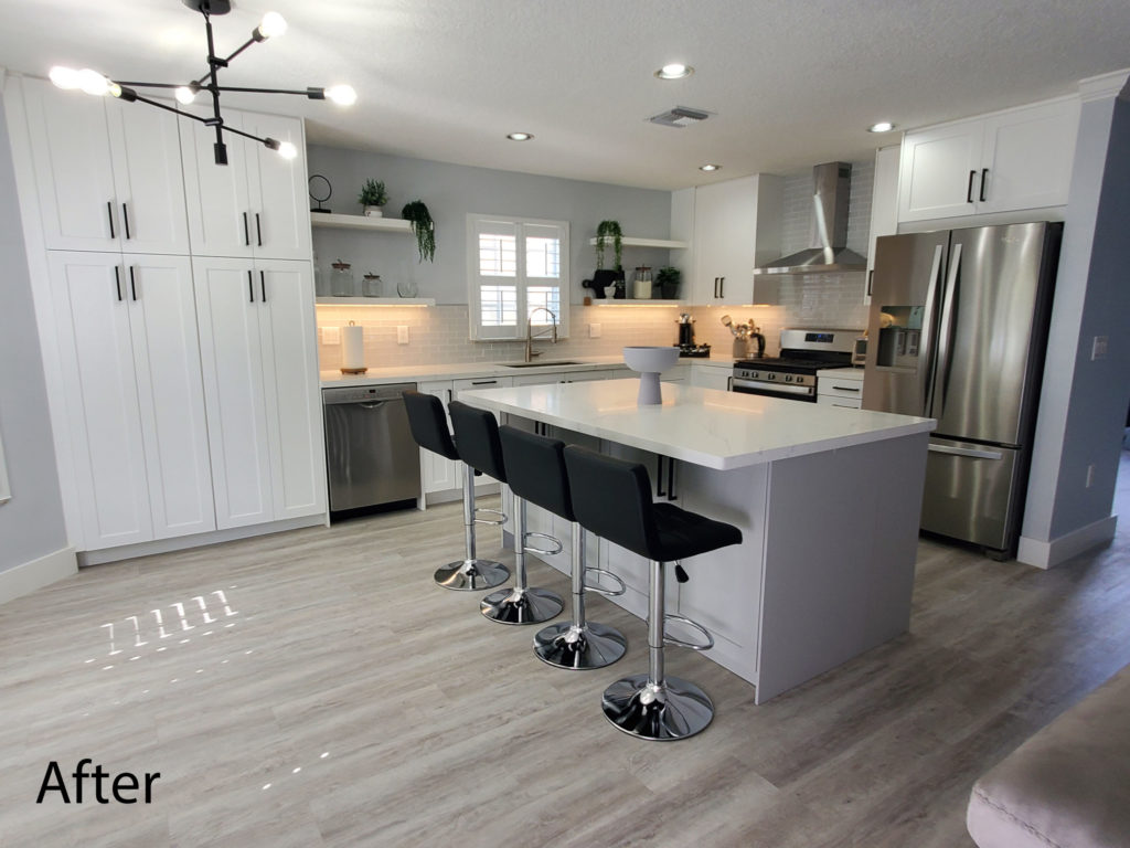 Kitchen of the Month Winner for New Cabinets for April - Kitchen Solvers