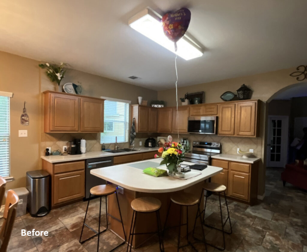 Kitchen of the Month Winner for New Cabinets for December - Kitchen Solvers